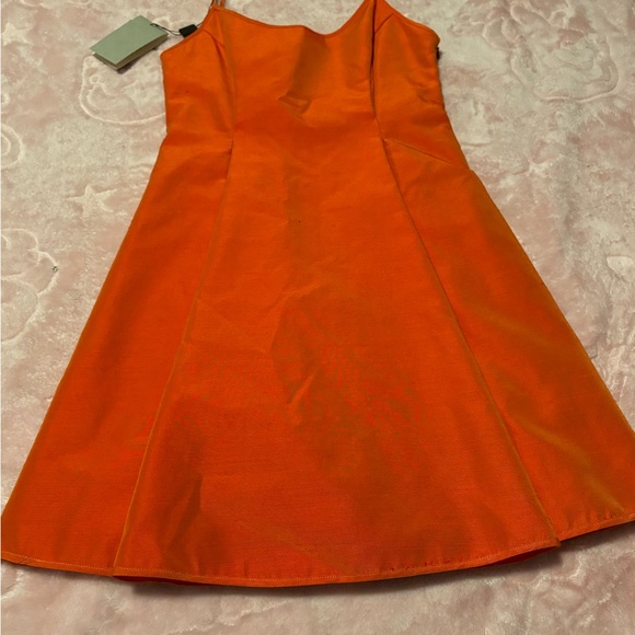 Emporio Armani | Dresses | Emporio Armani Bright Orange Womens Dress ...